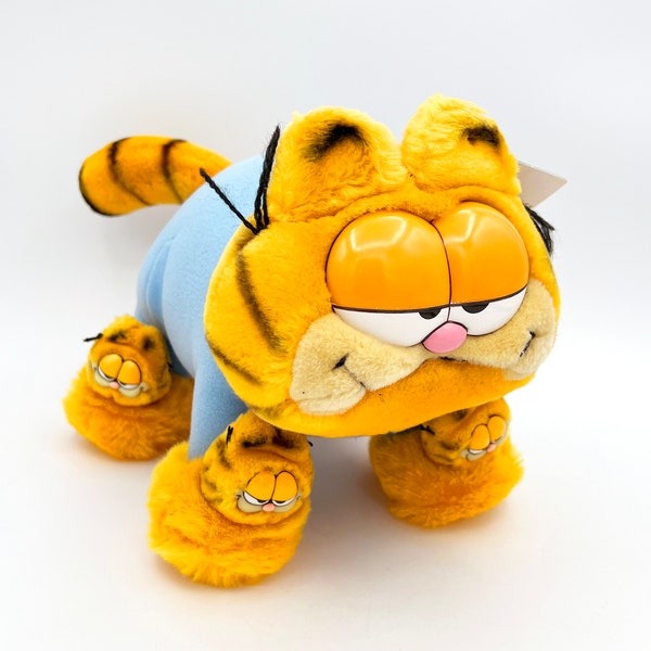 Garfield Blue Plush - Etsy