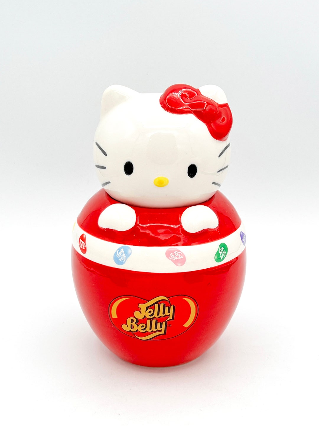 Vintage Hello Kitty Jelly Belly Beans Ceramic Candy Jar Container - Etsy