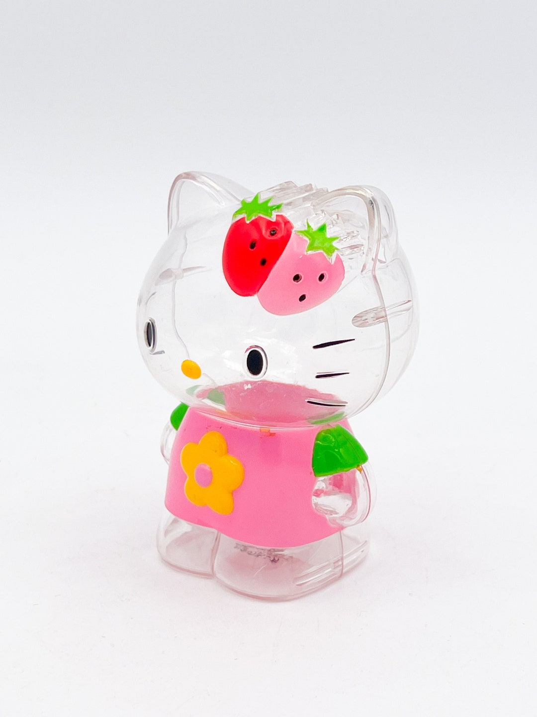 Sanrio 2002 Rare Transparent Miniature Hello Kitty Piggy Bank Coin Bank ...