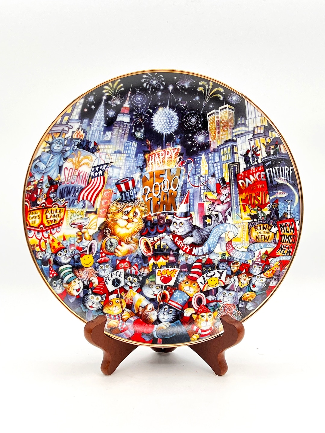 Vintage Franklin Mint "ring in the New Millennium" Collector Plate by ...