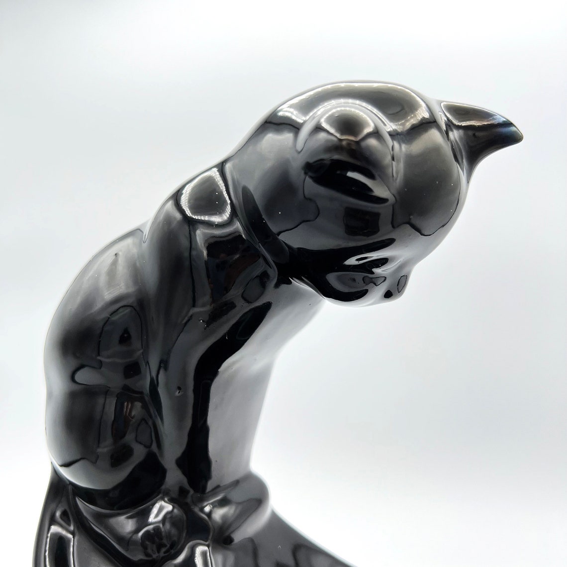 VINTAGE Royal Haeger Black Cat Sculpture Figurine Black Cat - Etsy