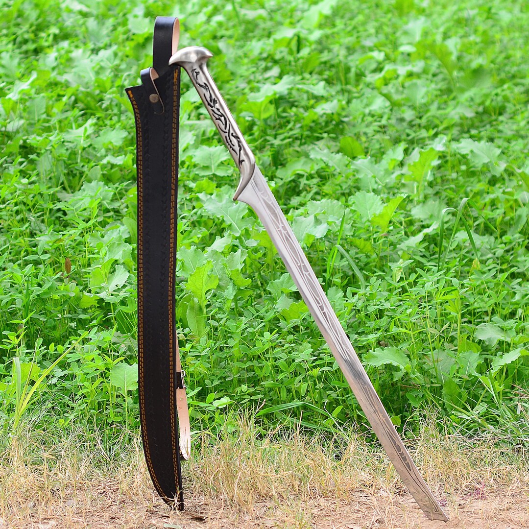 Handmade D2 Steel Sword, Master Sword, Aragon Anime Sword, Fantasy ...