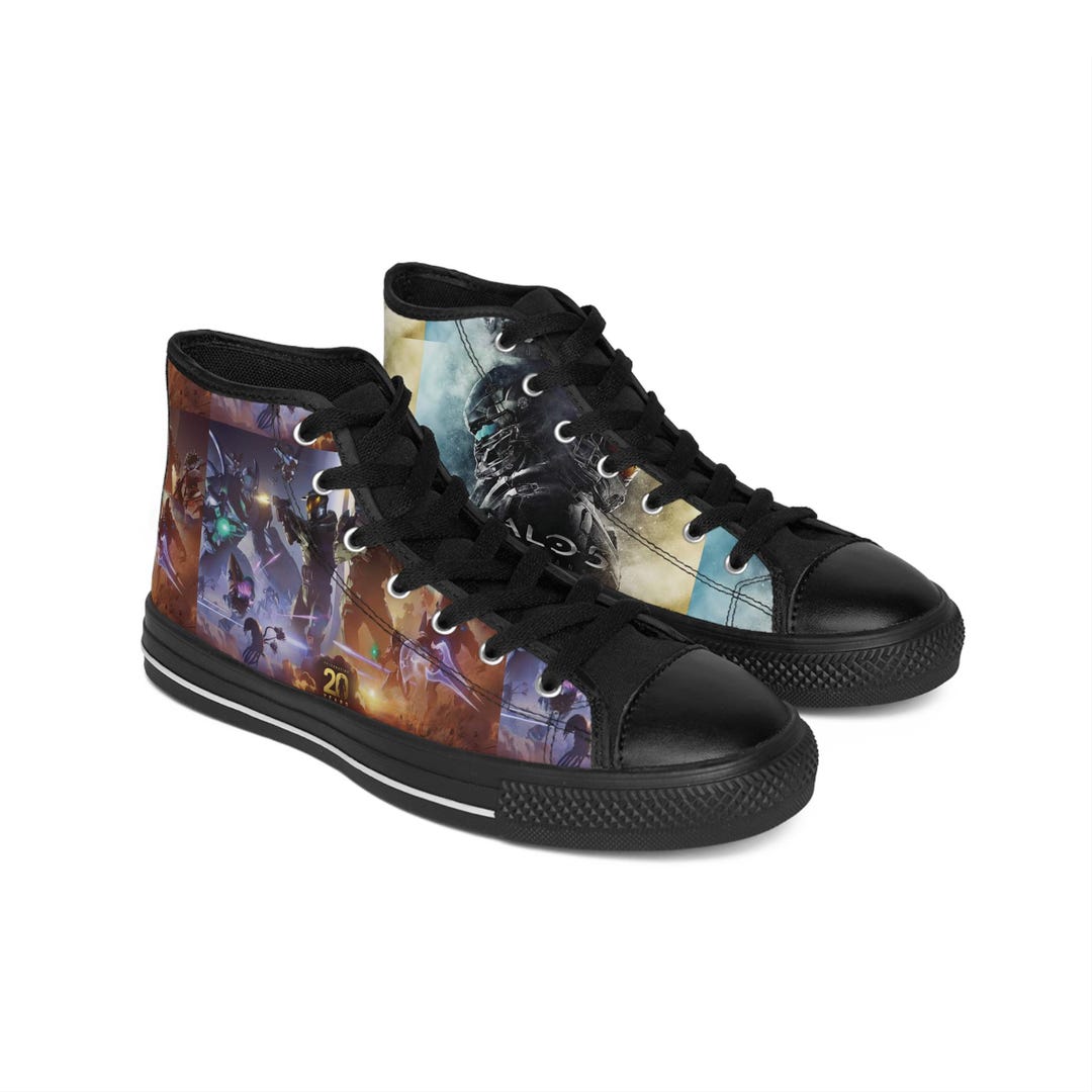 Customizable Classic Sneakers for Men, Unique Graphic Sneakers, Stylish ...