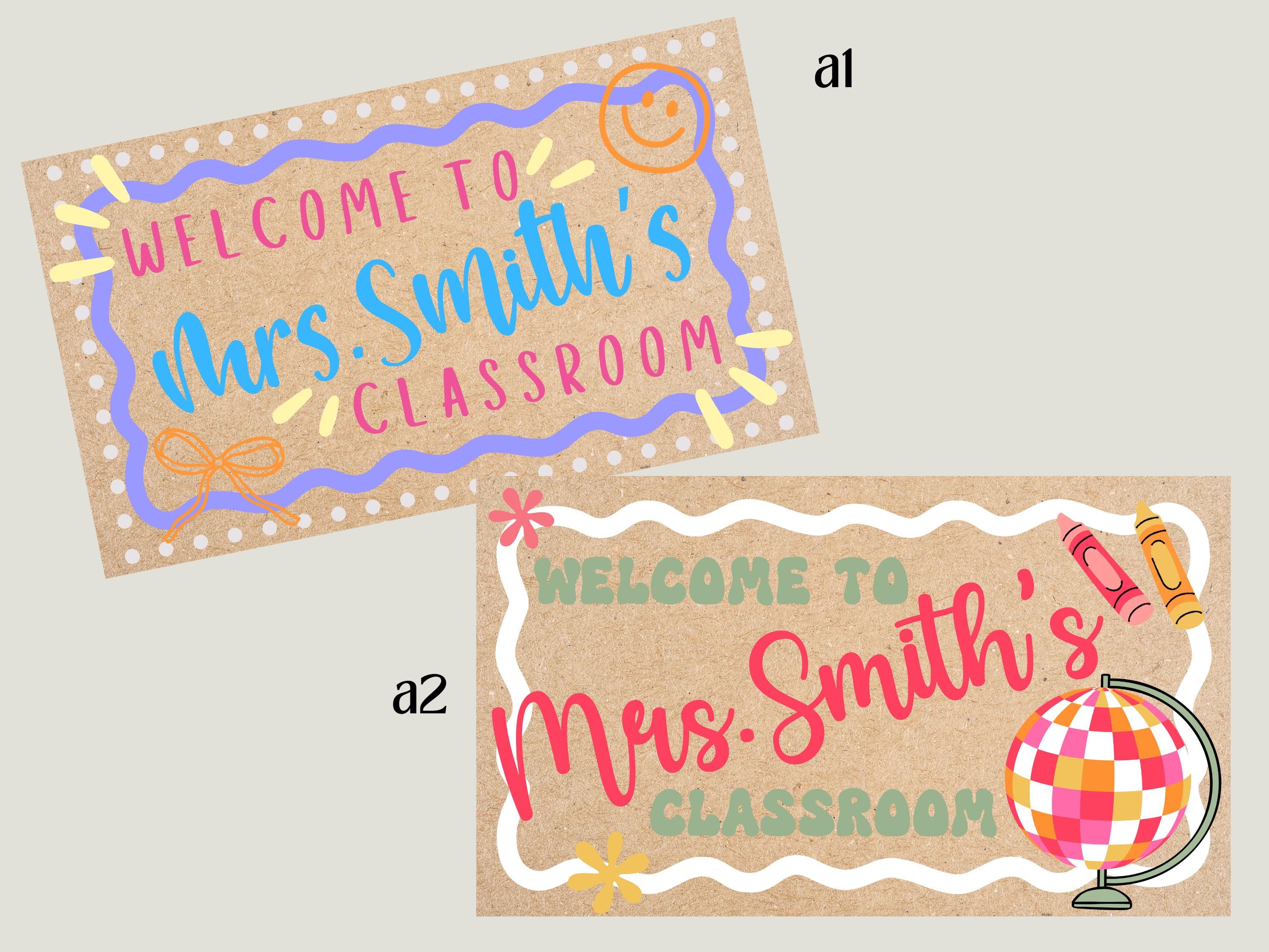 Back to School Hand Painted Banners - Etsy