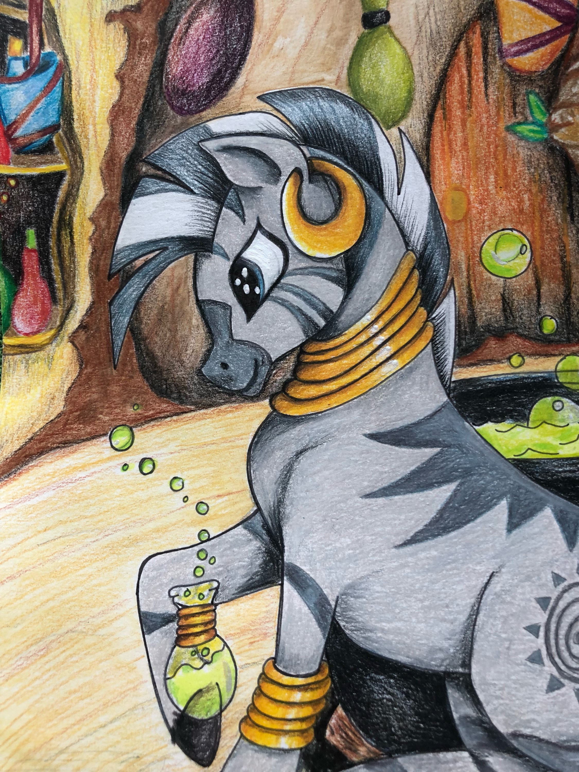 My Little Pony Zecora the Zebra Painting by Christine Rietsch - Etsy ...