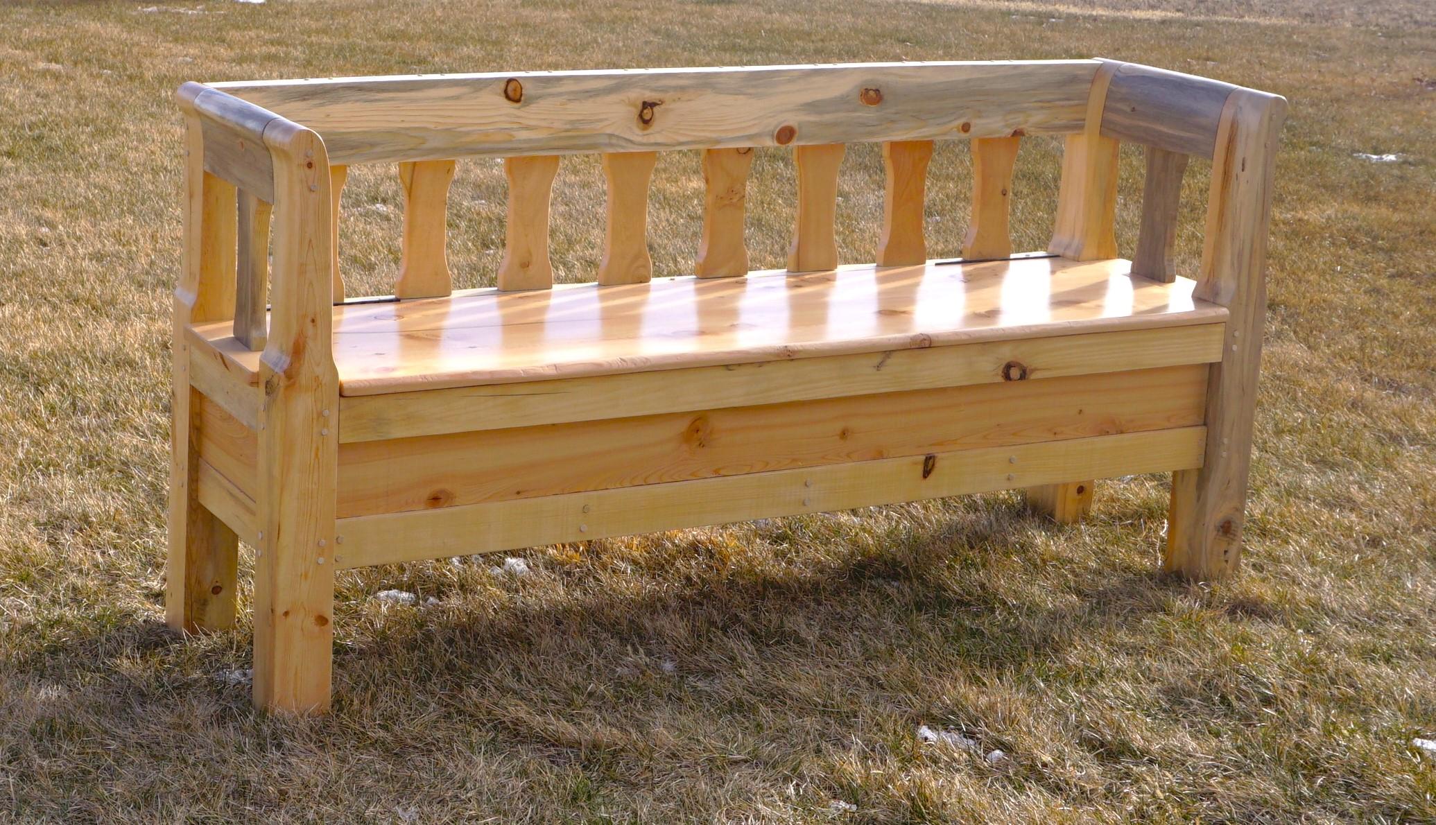 Handcrafted Garden Bench, Front Porch, Mudroom, Bench, Handcrafted ...