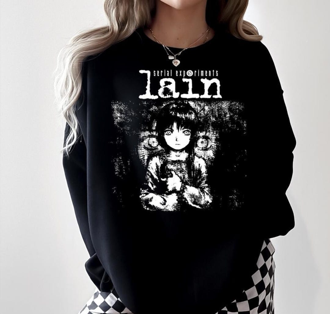 Retro Cyberpunk Anime Sweater, 90s Anime Vintage Shirt, Otaku Ropa ...