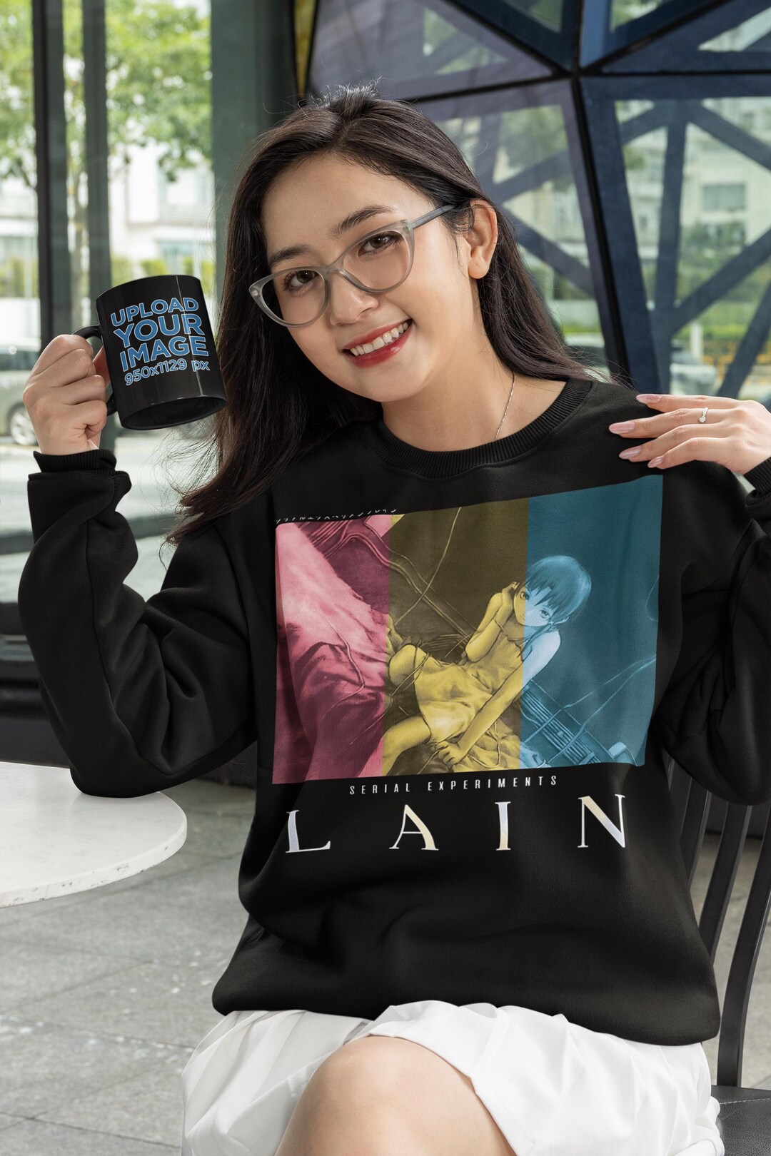Retro Cyberpunk Anime Sweater, 90s Anime Vintage Otaku Ropa, Japanese ...