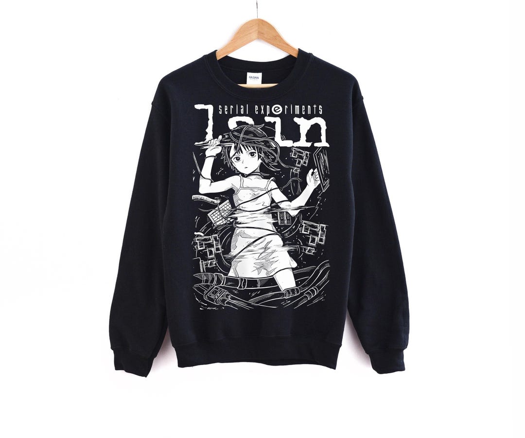 Retro Cyberpunk Anime Sweater, 90s Anime Vintage Otaku Ropa, Japanese ...
