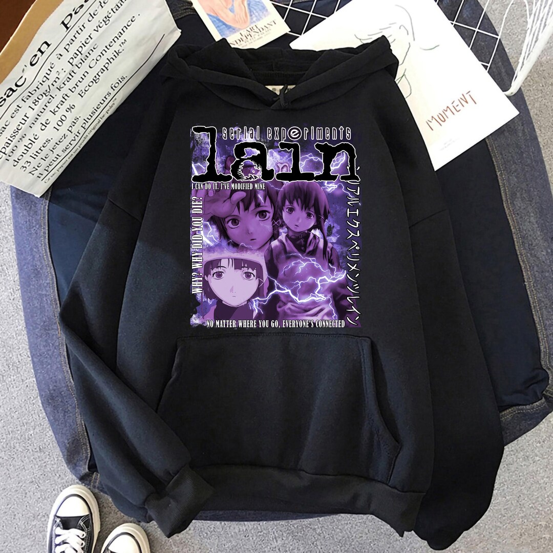 Retro Cyberpunk Anime Hoodie, 90s Anime Vintage T-shirt, Otaku Ropa ...