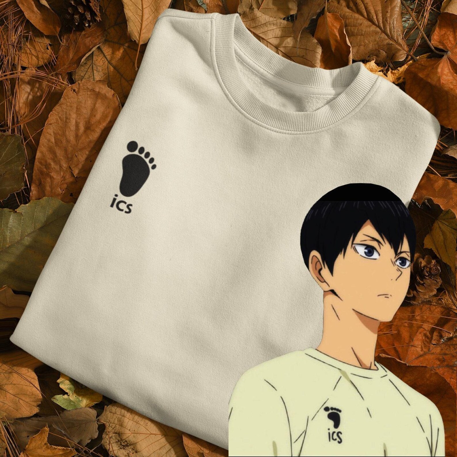 Karasun ICS Anime Sweater, Jumper Pullover Volleyball Club Fly Shirt ...