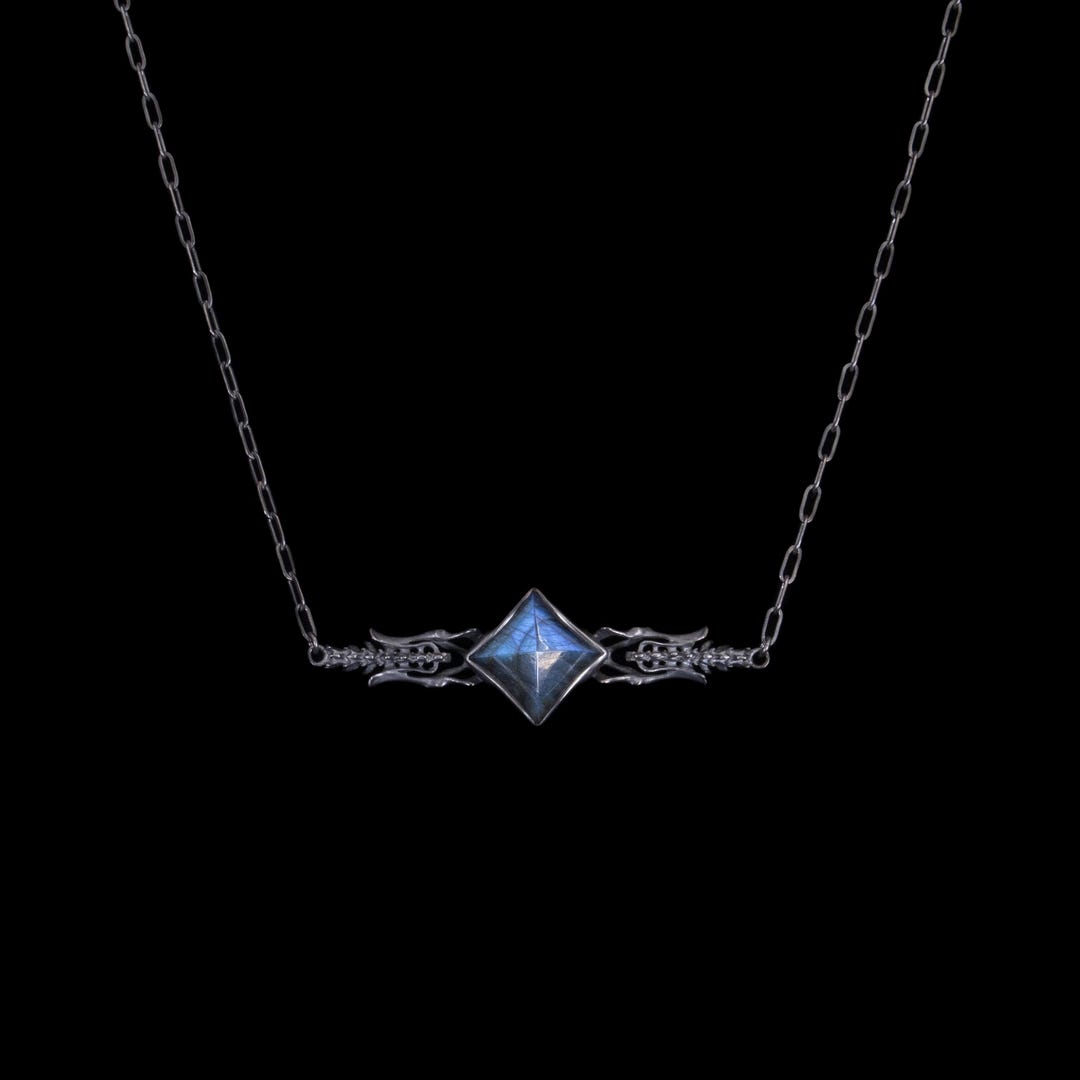 Dark Magic Necklace - Labradorite - Etsy
