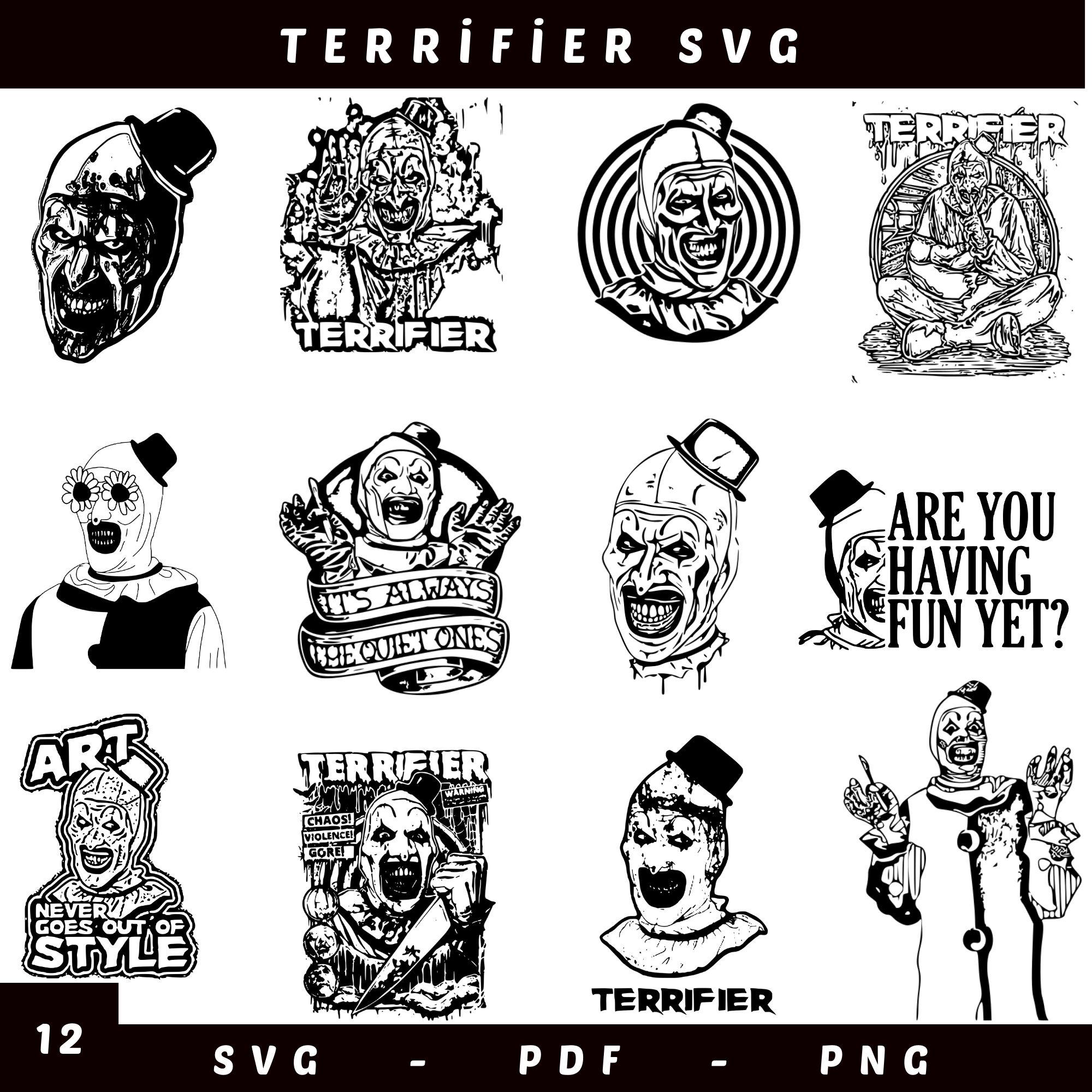 Horror Movie, Scary Svg, Horror Movie Character Svg, Digital Download ...