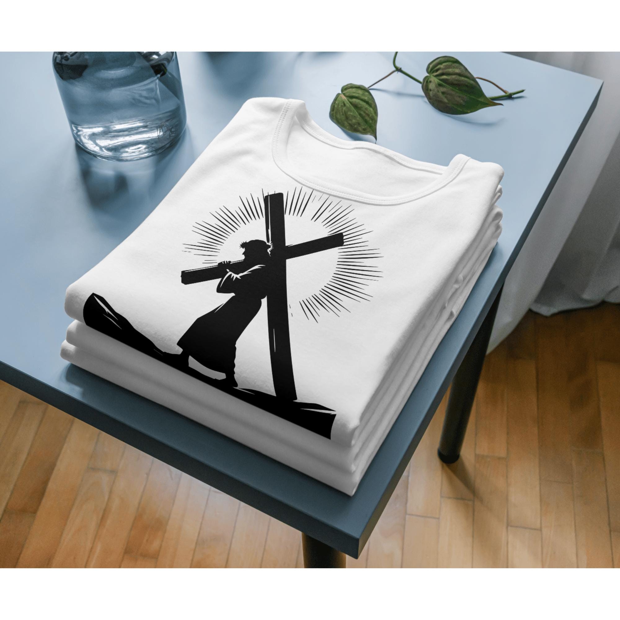 Jesus Christ SVG Bundle: Christian Silhouette Vector Graphics (digital ...