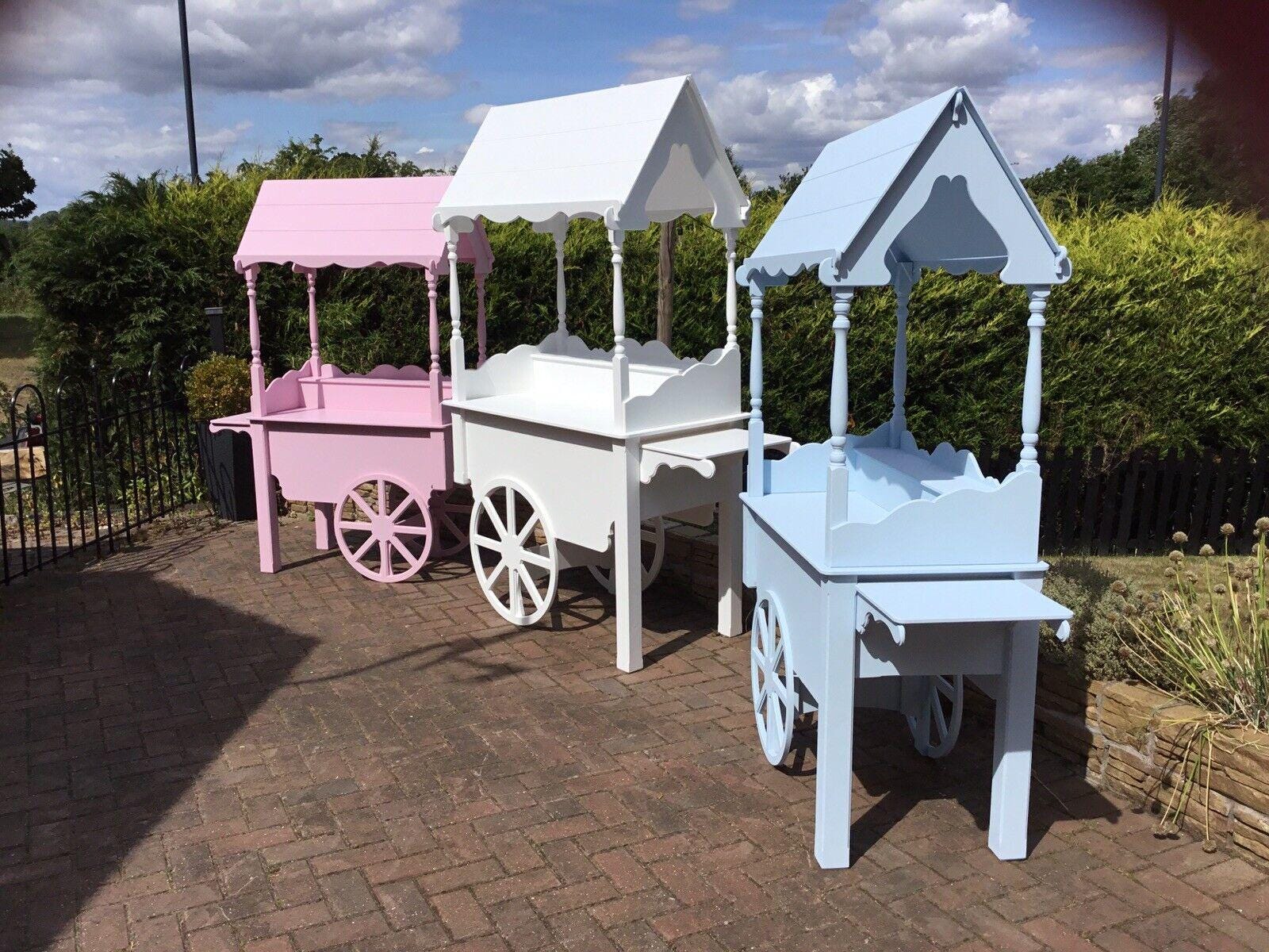 Candy Carts Wedding Cart New 2 Sizes Sweet Cart Display Fully ...
