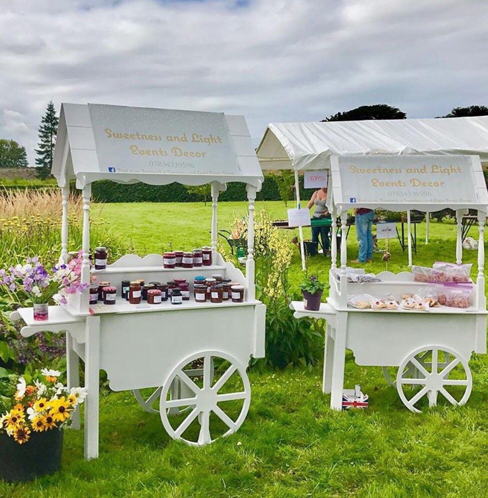 Candy Carts Wedding Cart New 2 Sizes Sweet Cart Display Fully ...