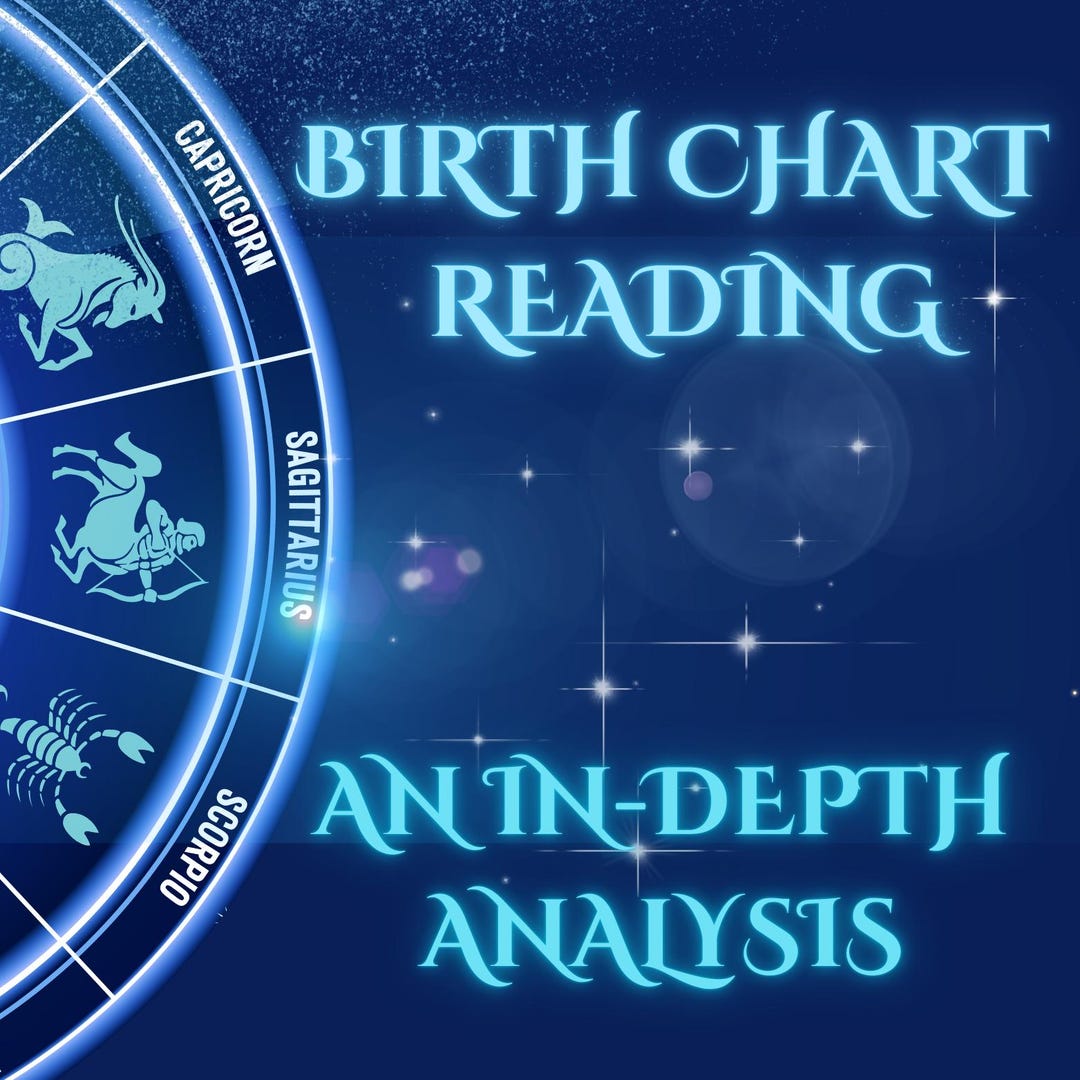 Personal Birth Chart Read Natal Chart Read Birthchart Natalchart ...