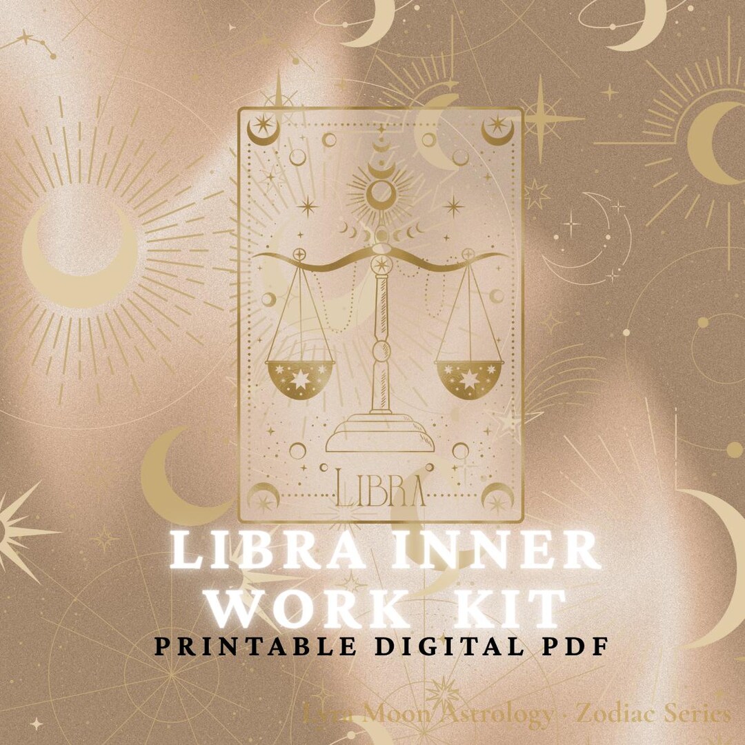 Zodiac Signs Printable Cards, Digital Download, Libra, Astrology ...