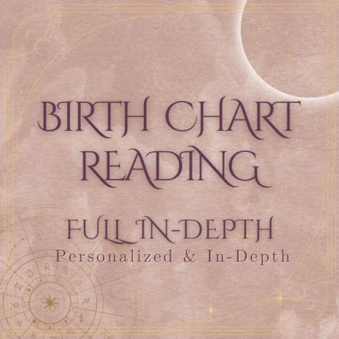 Personalized Natal Chart Reading • In-depth Astrology Birth Chart PDF ...