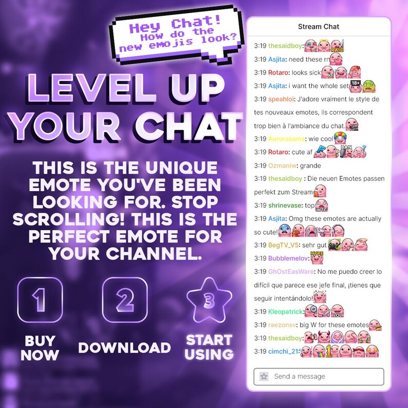 50 + 6 Animated Blobfish Emotes Pack PNG & GIF for Streamers, Twitch ...