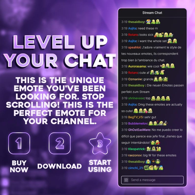42 + 6 Animated Green Parrot Emote Pack PNG & GIF for Streamers, Twitch ...
