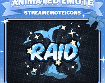 Animated Pink Raid Emote for Twitch and Kick | Cute Kawaii Streaming ...