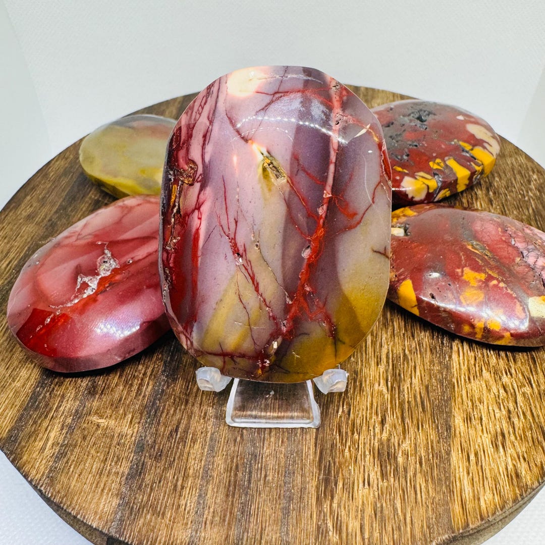Mookaite Palm Stones - Etsy