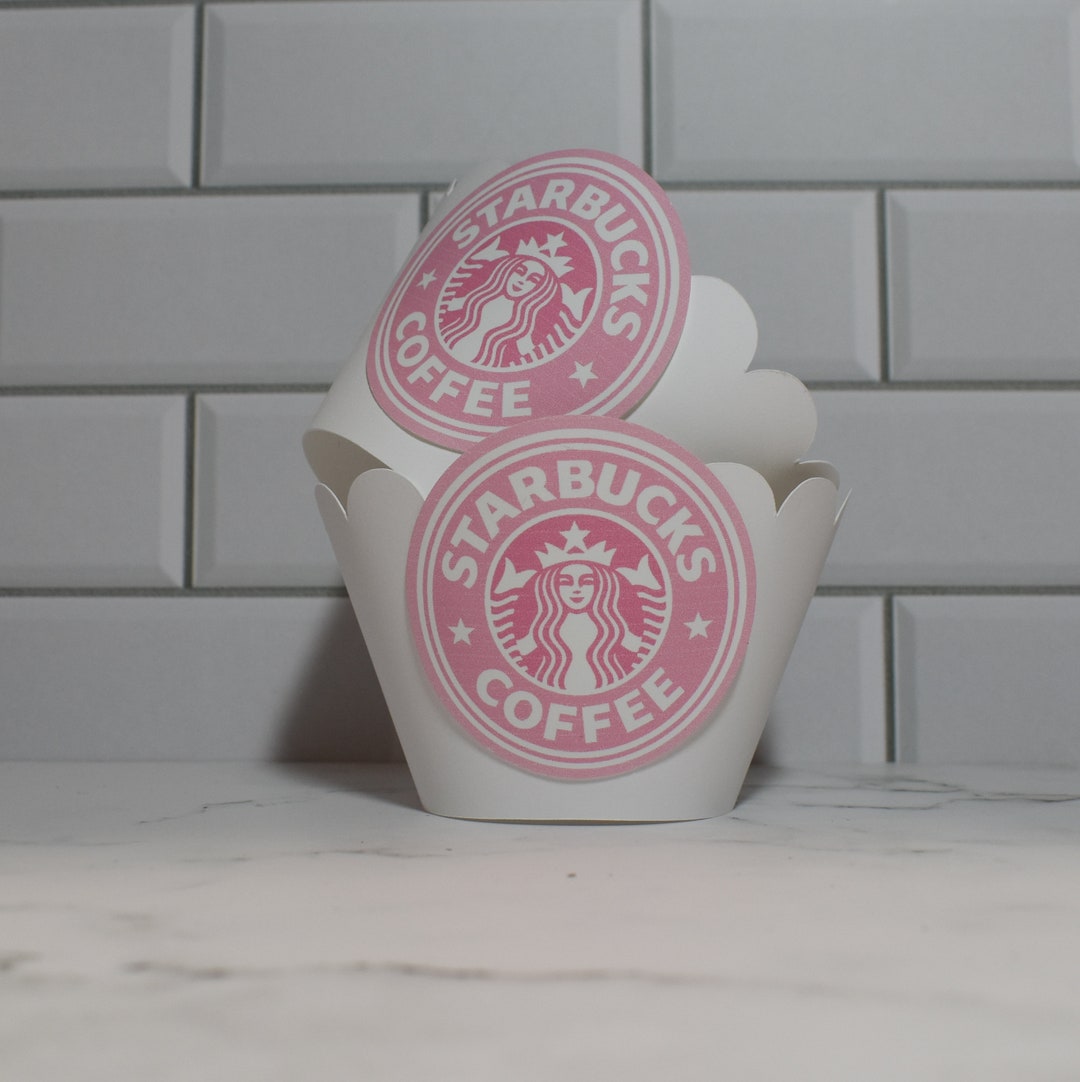 Starbucks Coffee Cupcake Wrappers... Fully Assembled...set of 12 ...