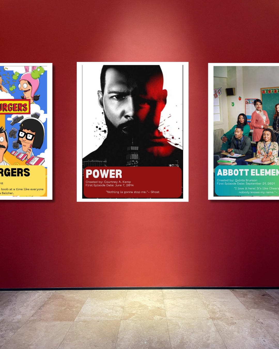 Custom TV Show Poster Template | Personalized Wall Art | Digital ...