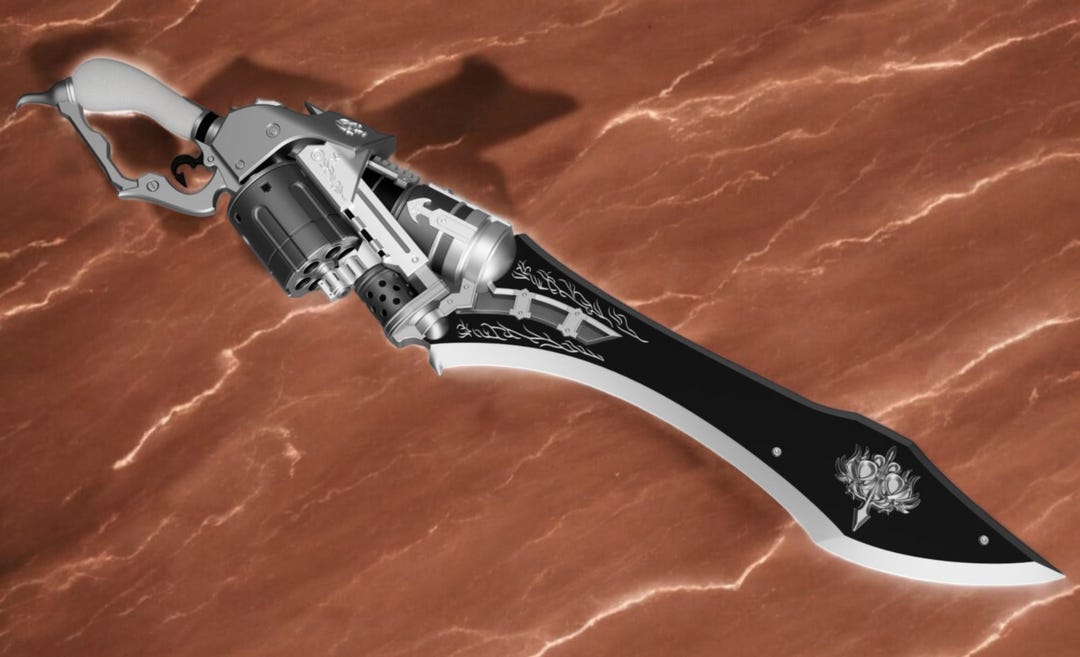 FFXIV Crownsblade Gunblade - Etsy