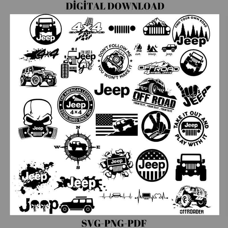 Jeep Svg' - Etsy