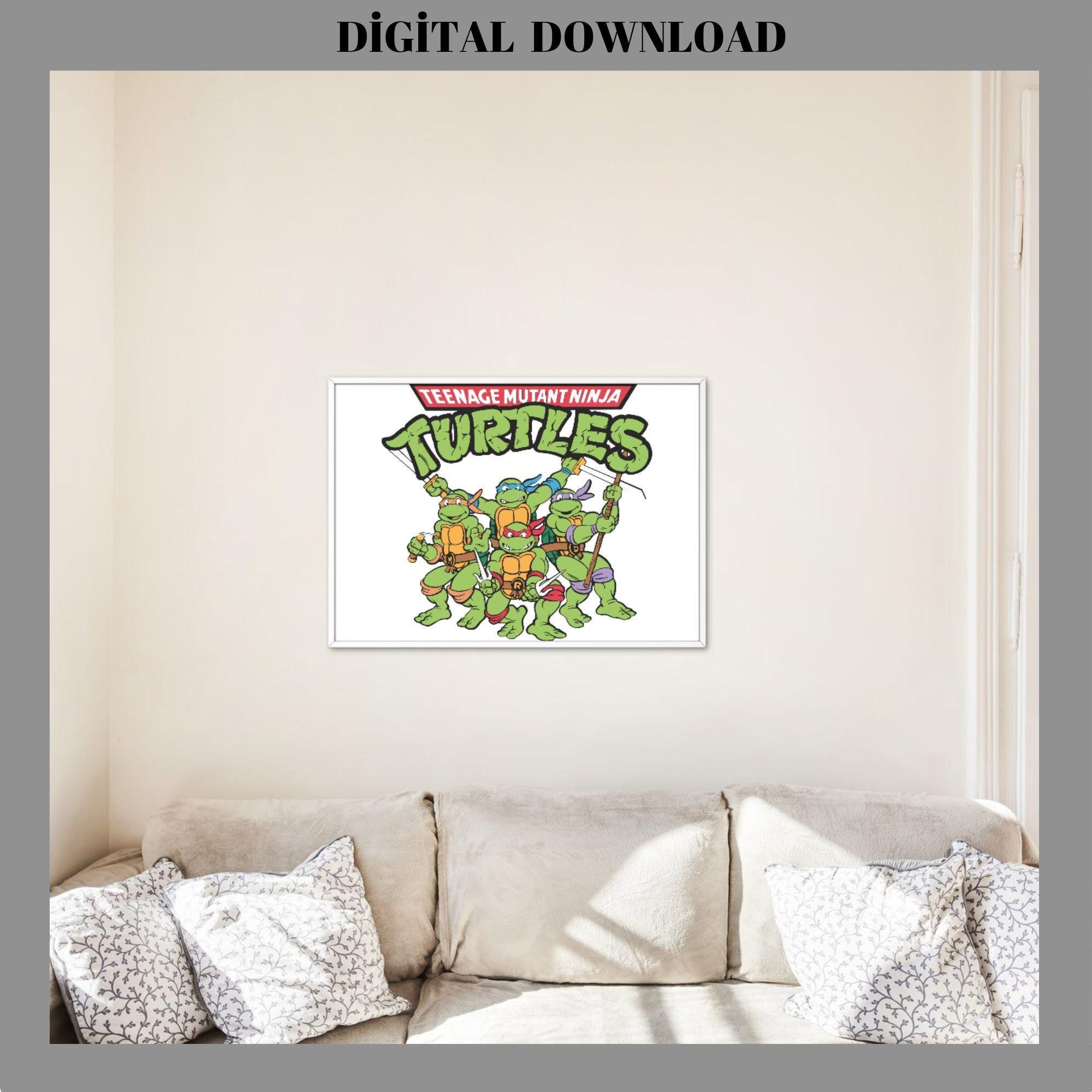 Ninja Turtles SVG File,digital Download,cartoon Character Pdf Pattern ...