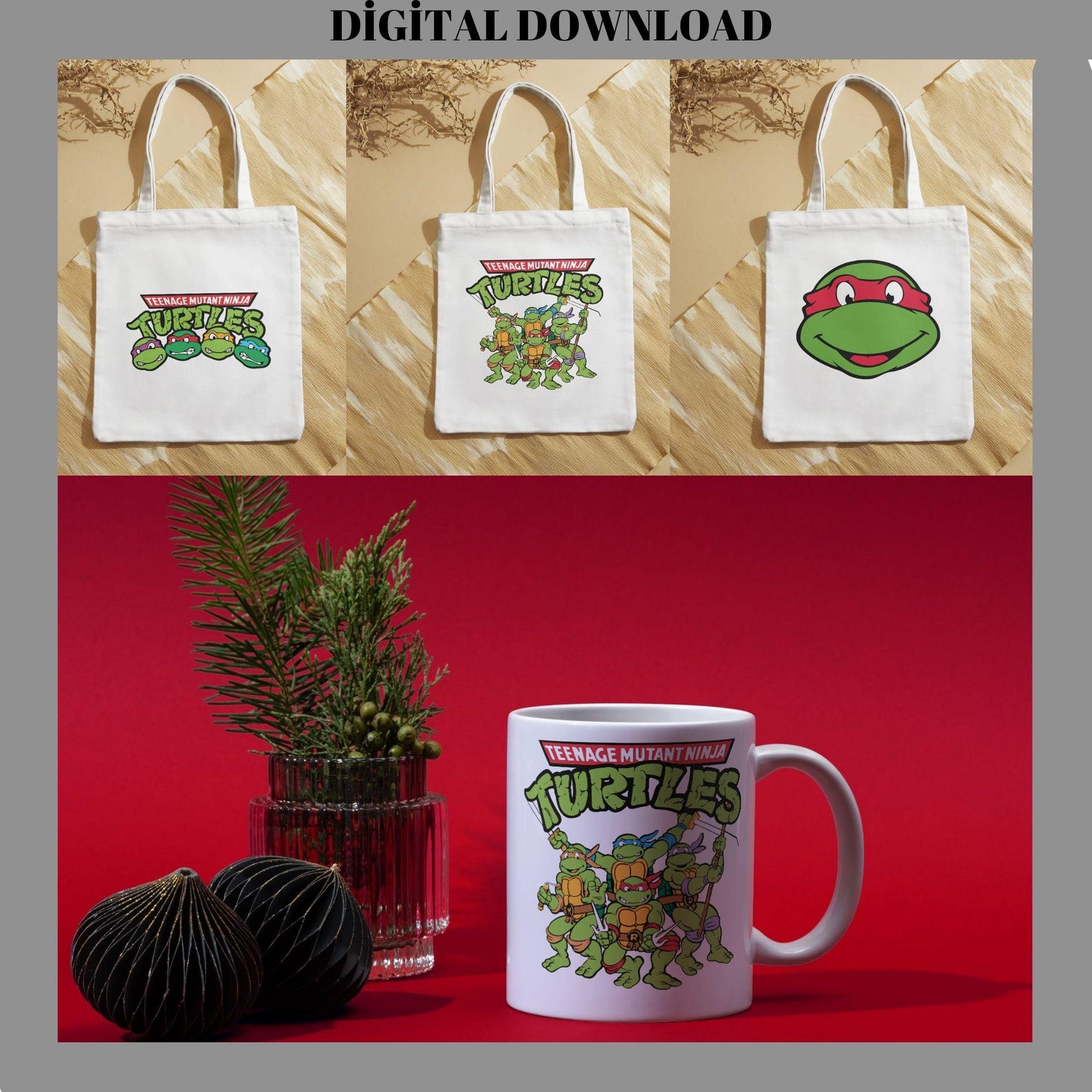 Ninja Turtles SVG File,digital Download,cartoon Character Pdf Pattern ...