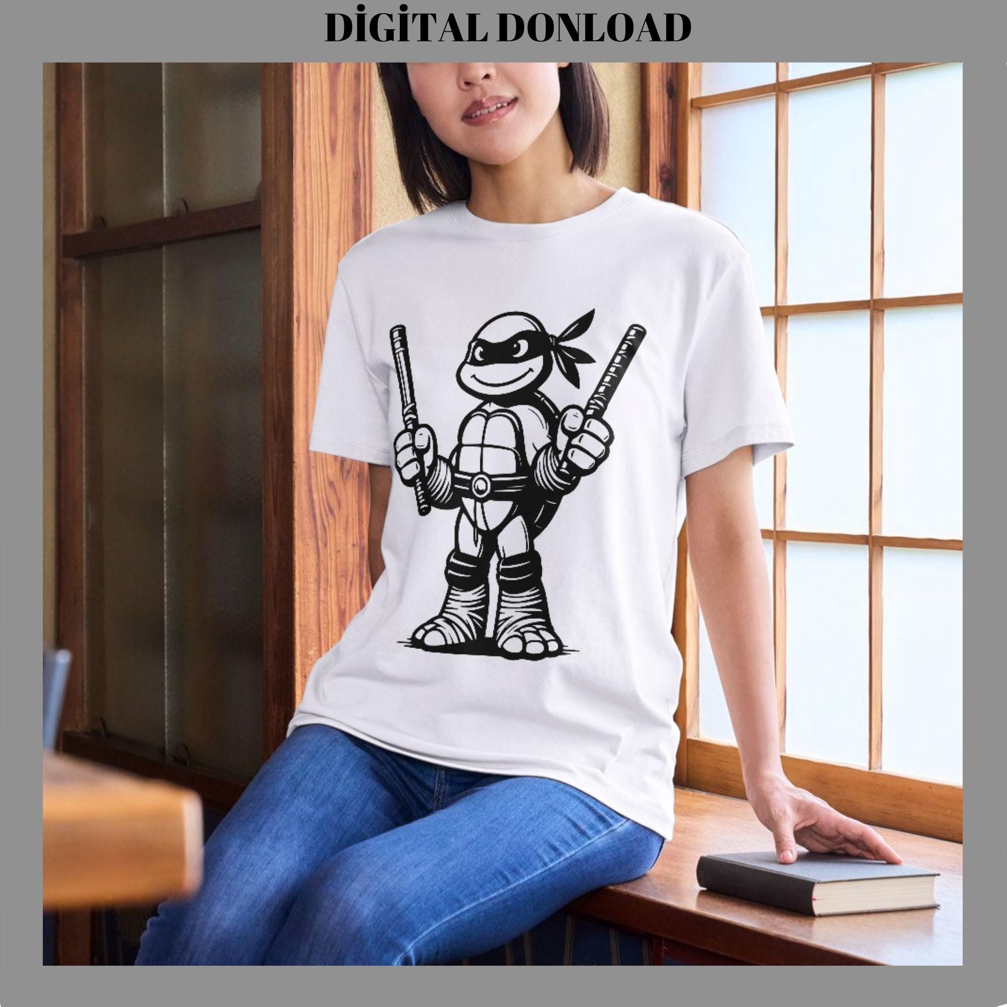 Ninja Turtles SVG File,digital Download,cartoon Character Pdf Pattern ...