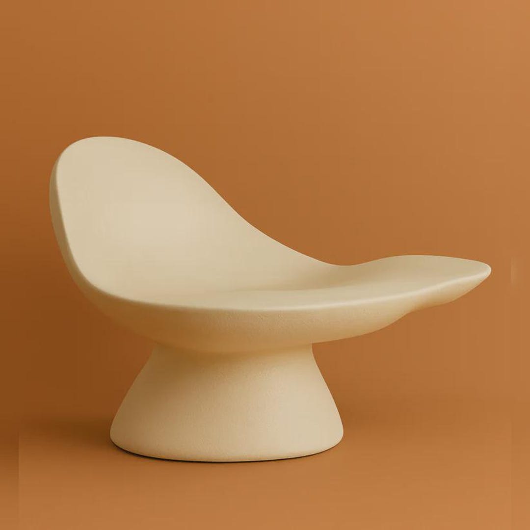 Handmade Duna Lounge Chair: Modern Fiberglass Accent Seating - Etsy
