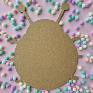 Spring Art Activity. DIY Ladybug Craft Kit for Kids. Eco Cardboard Bug ...