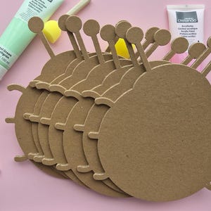 Spring Art Activity. DIY Ladybug Craft Kit for Kids. Eco Cardboard Bug ...