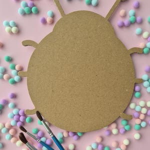 Spring Art Activity. DIY Ladybug Craft Kit for Kids. Eco Cardboard Bug ...