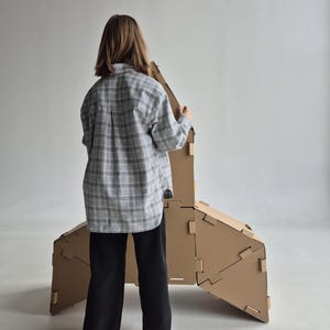 Cardboard Rocket. DIY Cardboard Rocket Puzzle. Eco-friendly Build. Play ...