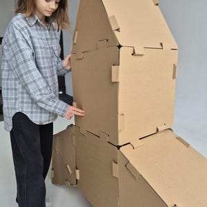 Cardboard Rocket. DIY Cardboard Rocket Puzzle. Eco-friendly Build. Play ...