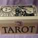 Tarot Card Box, the Sun Tarot Card Design, Designed Curved Wooden Box ...