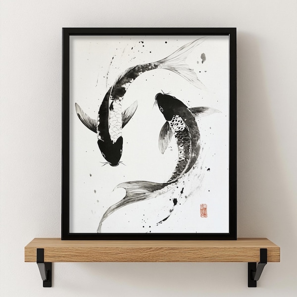 Coi Fish Wall Art - Etsy