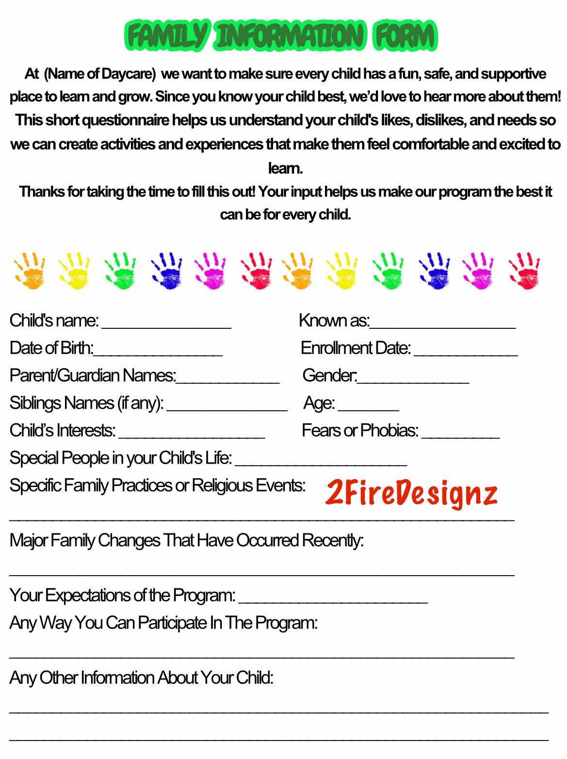 Child Portfolio Templates Starter Kit for Daycare, Childcare, Preschool ...