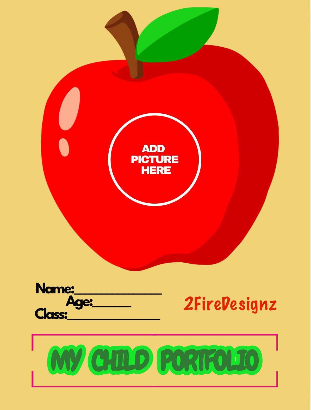 Child Portfolio Templates Starter Kit for Daycare, Childcare, Preschool ...