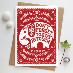 Keep in Touch Card - Etsy