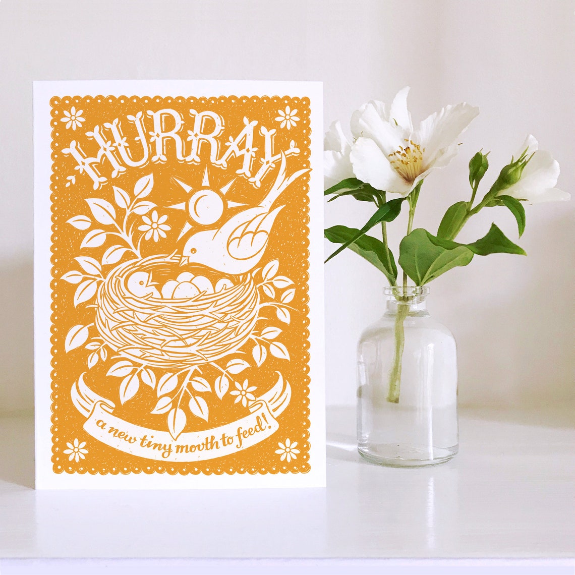 New Baby Bird Card - Etsy