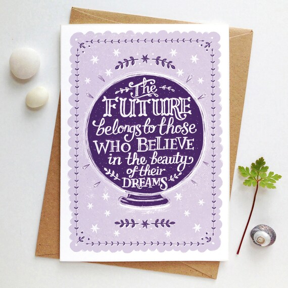 Future Goals Card | Etsy