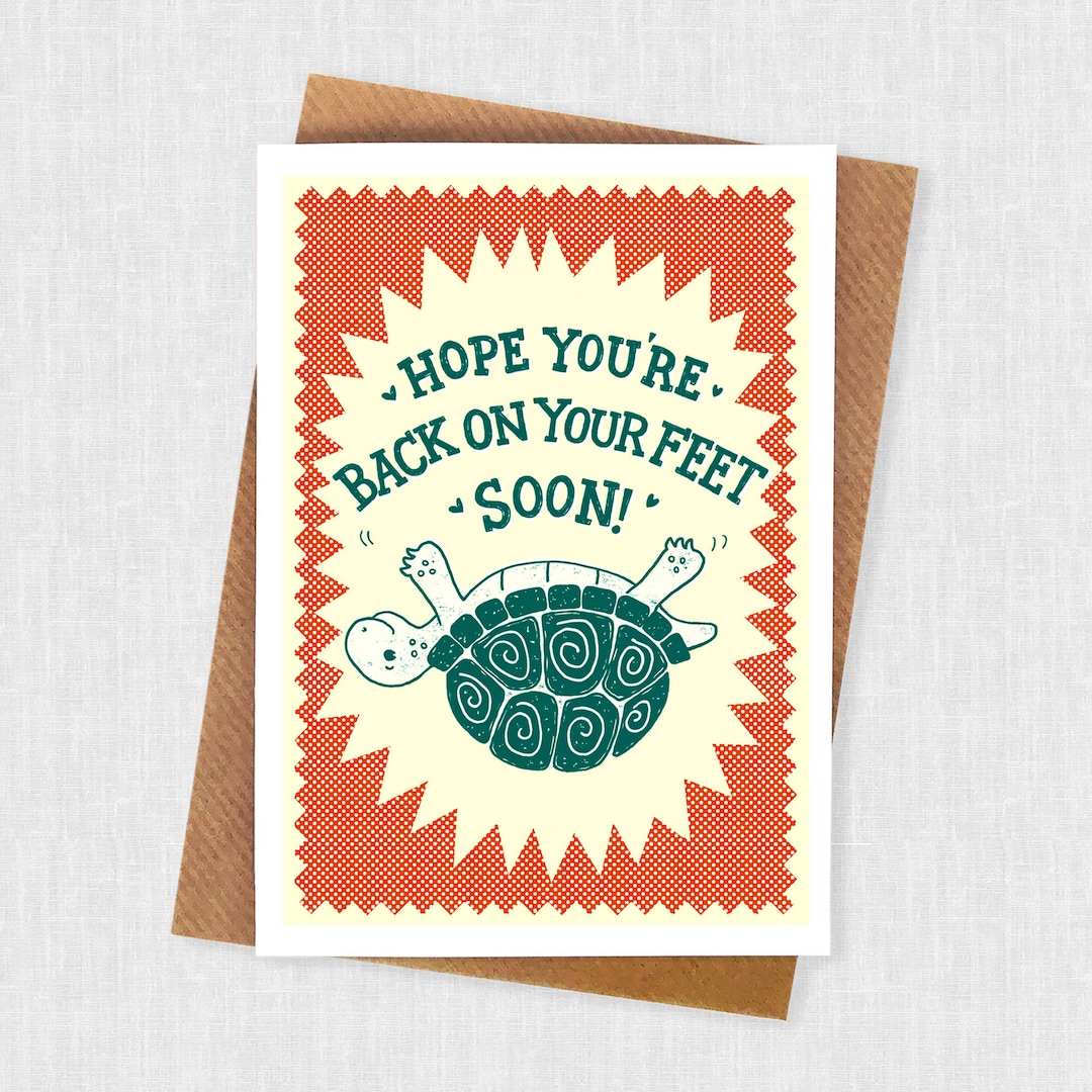 Funny Get Well Soon Card - Etsy