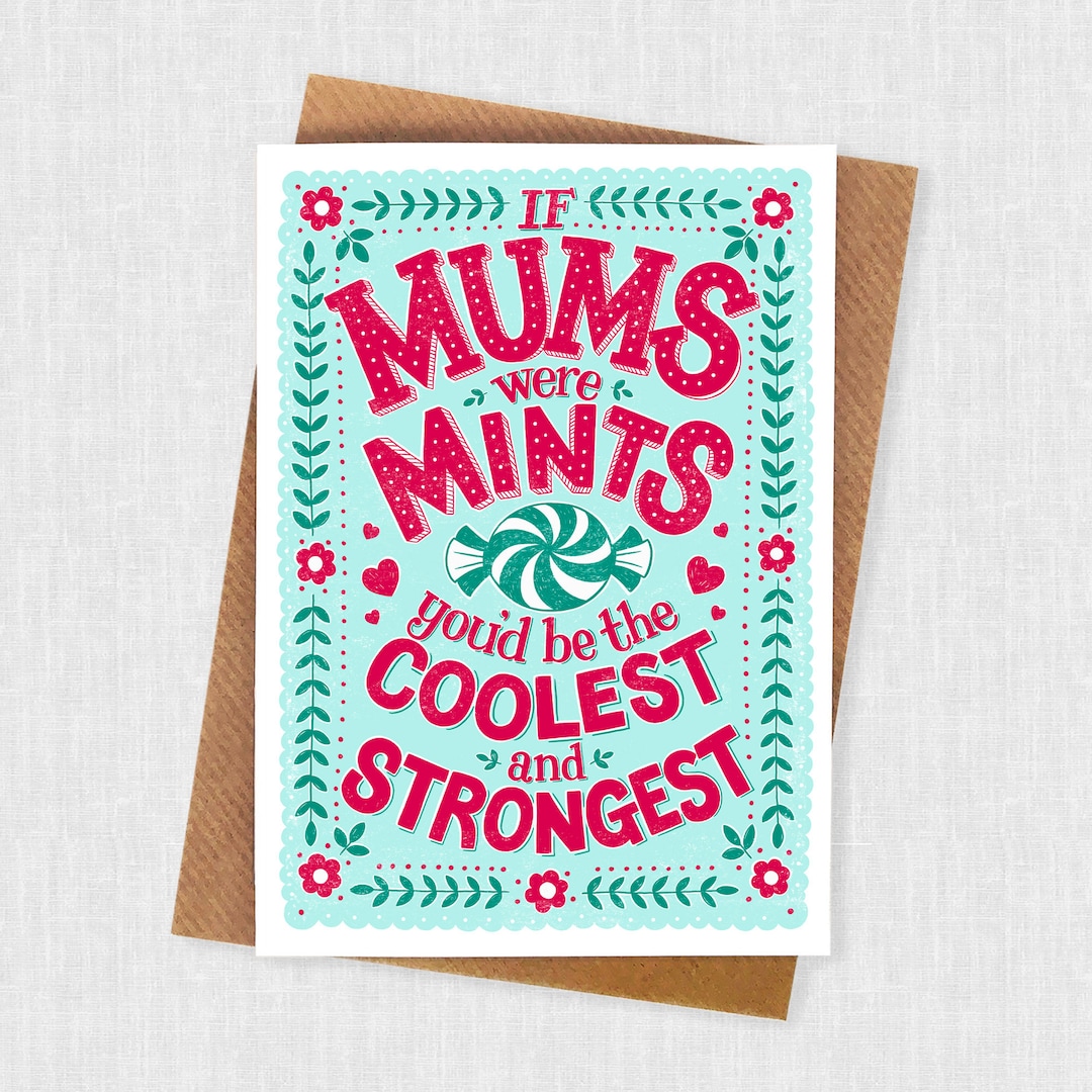 Cool Mums Birthday and Mother's Day Card - Etsy