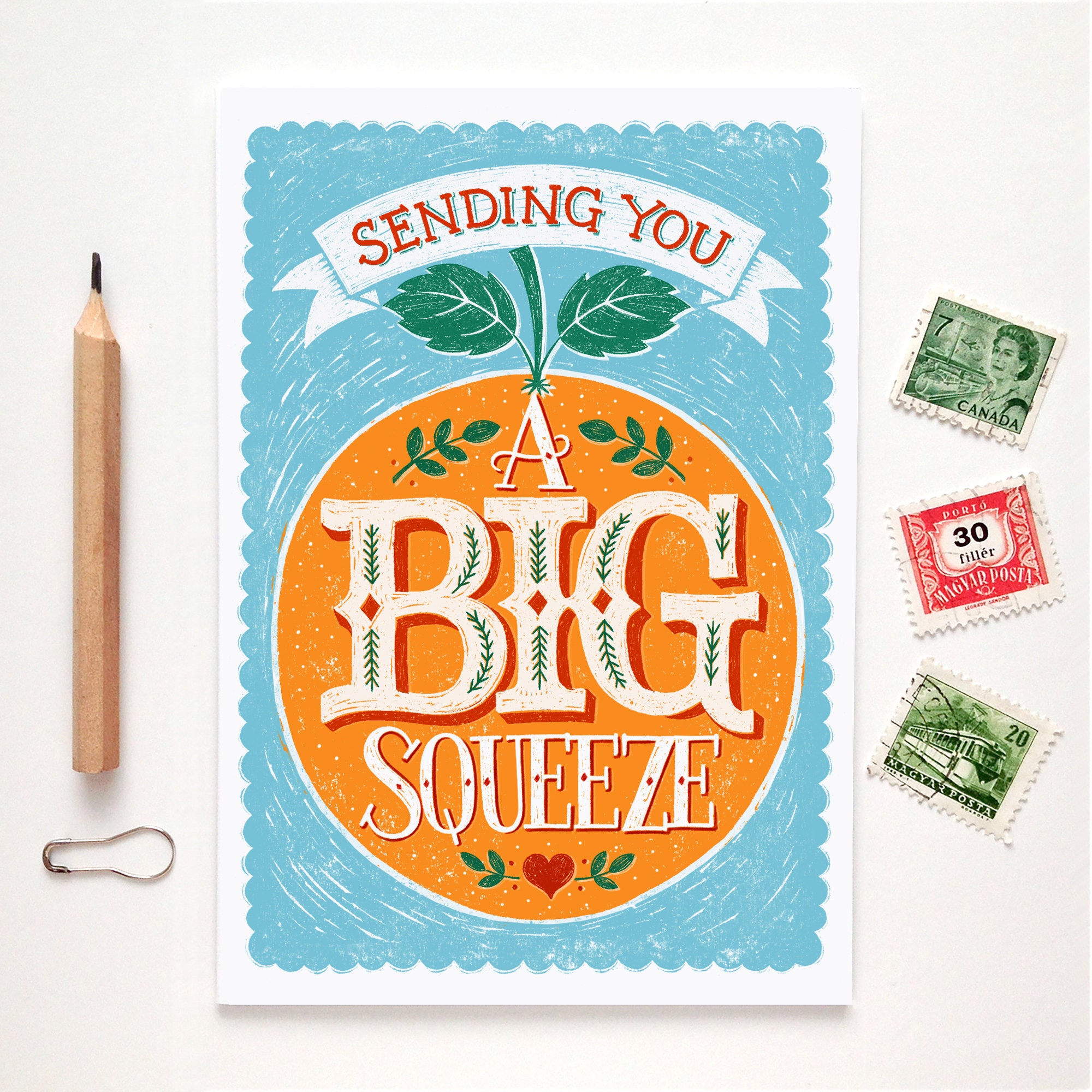 Big Squeeze Card | Etsy